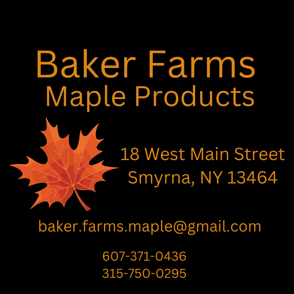 Baker Farms - New York State Maple Producers Association